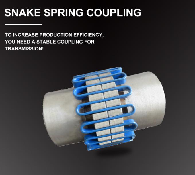 OEM สเตนเลสสตีล Taper Grid Coupling Serpentine Spring Shaft Coupling