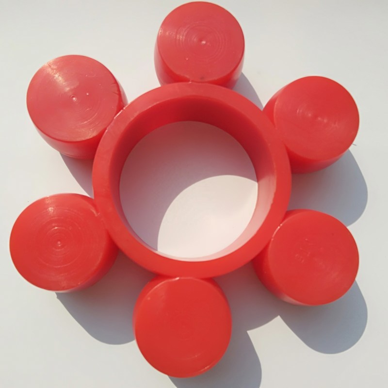 ข้อต่อเพลาแบบยืดหยุ่น Spider Rubber Elastic Element MT Type
